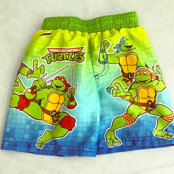 Nickelodeon | Bottoms | Teenage Mutant Ninja Turtles Swim Trunksshorts ...